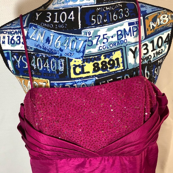 Juno | Dresses | Juno Prom Dress Fuchsia Color | Poshmark